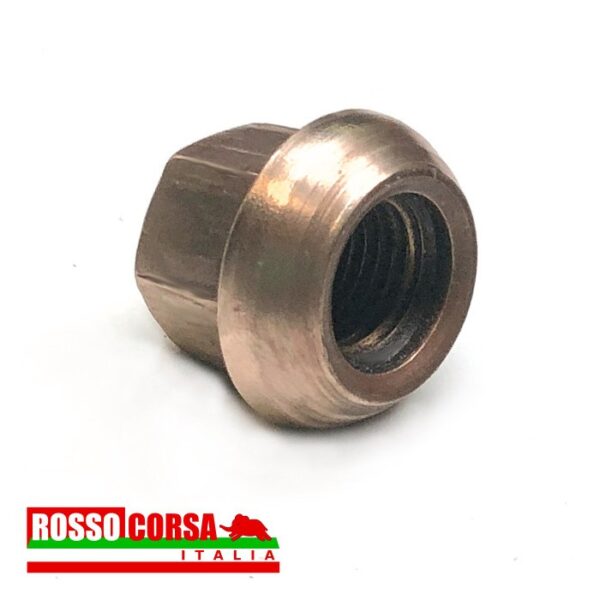 Dado ruota Fulvia - ottone - sede sferica - Ricambi Lancia Fulvia